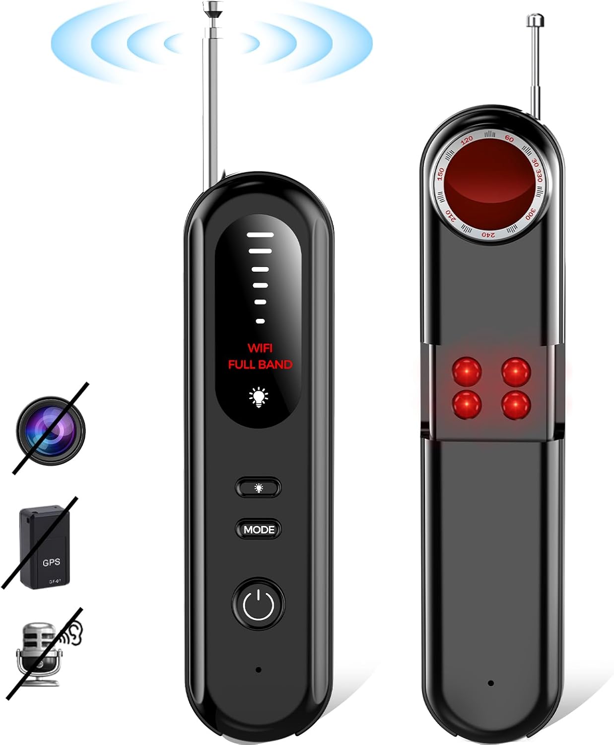 Amazon.com : EVESKY Hidden Camera Detector Spy Camera Finder,Bed Bug Hidden Camera Detectors for ...