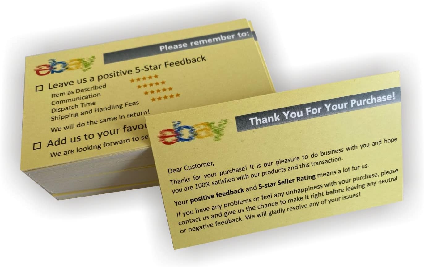 Amazon.com: EppoBrand 70x Thank You For Your Purchase Feedback Request ...