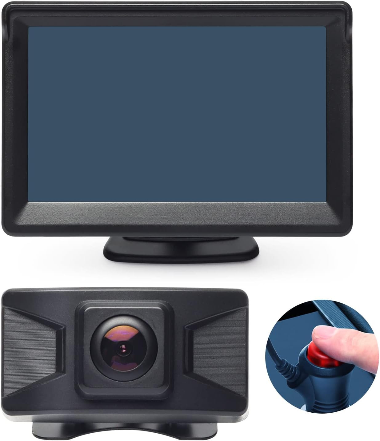 720P HD Wireless Reversing Camera 5 Inch LCD Monitor Video Recorder ...