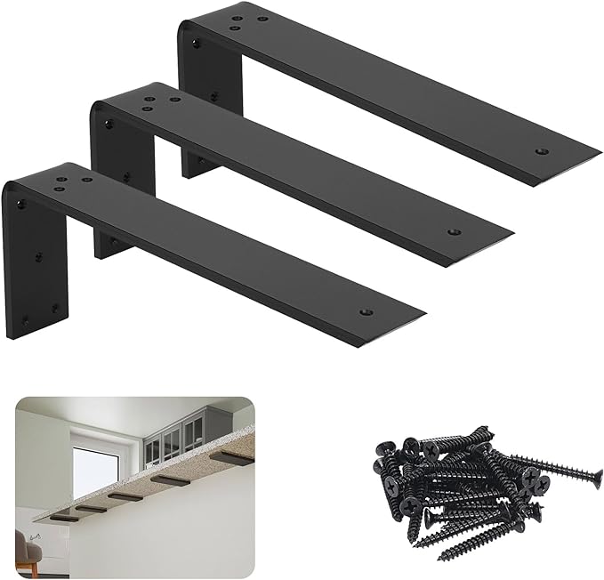 Amazon.com: LCGP Countertop Support Brackets, 3-Pack 16" Solid Heavy ...
