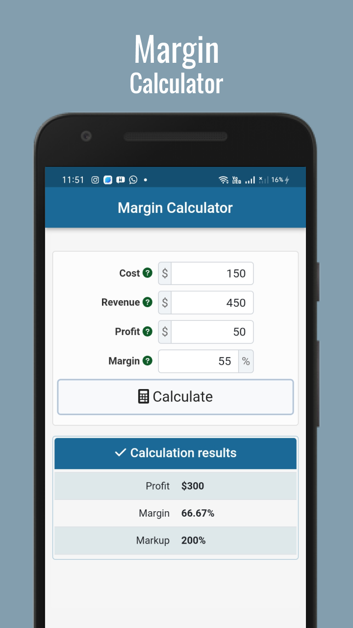 Margin Calculator - App on Amazon Appstore