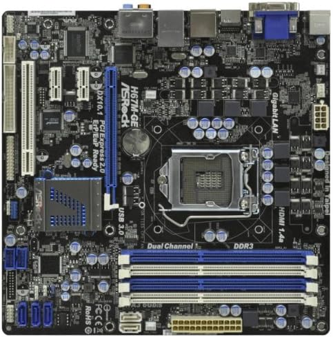 Amazon.com: ASRock H67M-GE B3 Intel H67 Micro ATX DDR3 1333 Motherboard ...