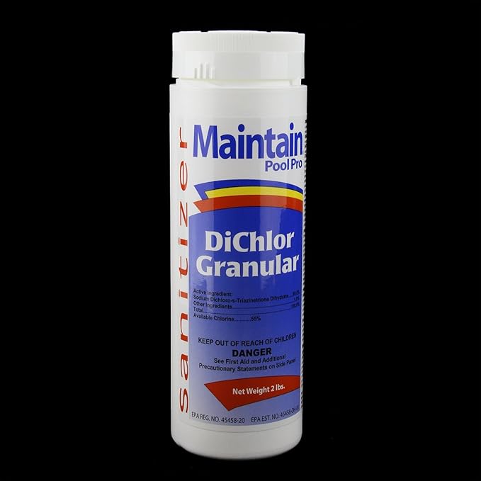 Amazon.com : Maintain Pool Pro Concentrated Stabilized DiChlor Granular ...