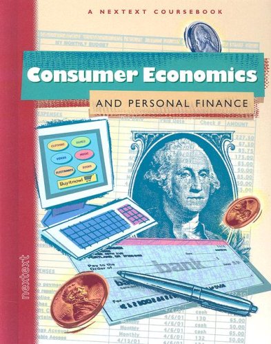 Nextext Coursebooks: Student Text Consumer Economics and Personal ...