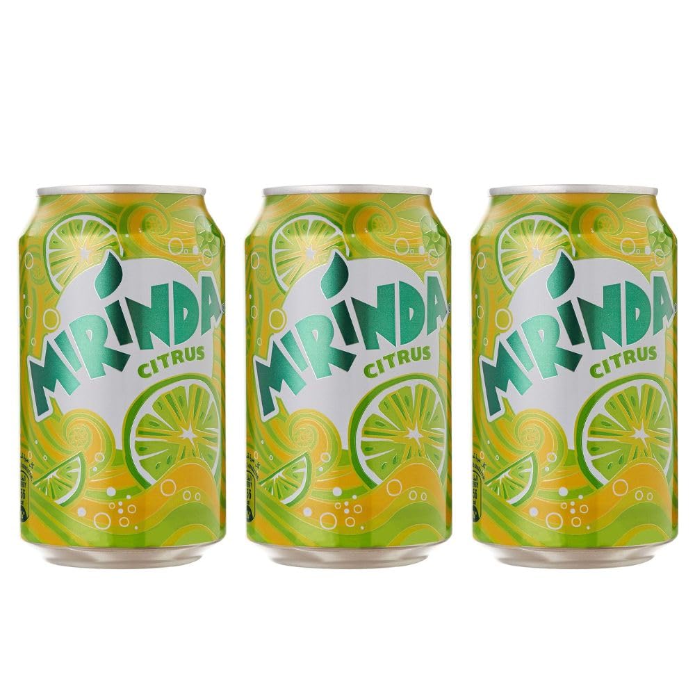 Mirinda CitrUS Carbonated Drink Can, 300 ml (Pack of 3) : Amazon.in ...