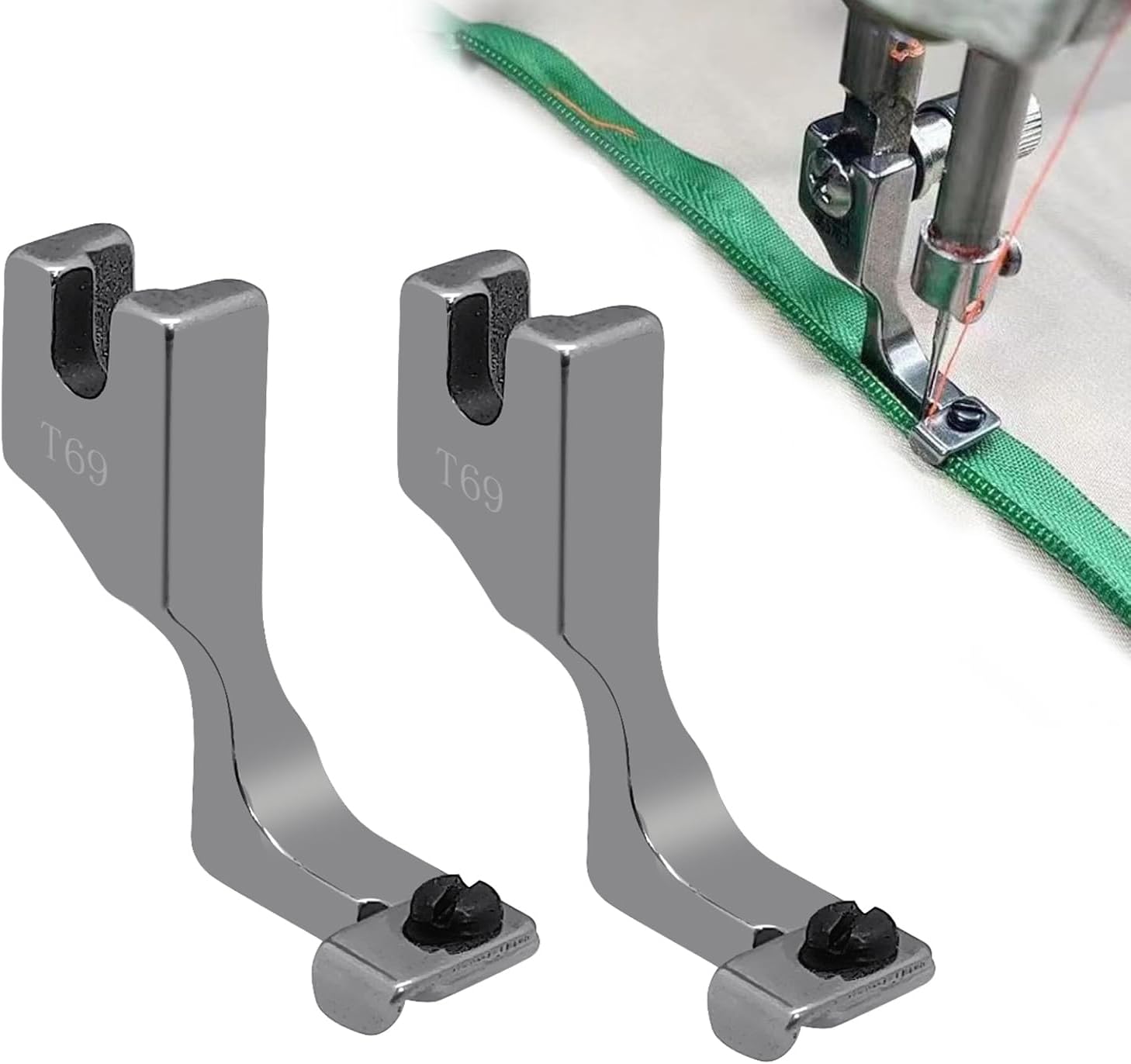 Amazon.com: 2 Pcs Invisible Zipper Presser Foot, Adjustable Zipper Foot ...