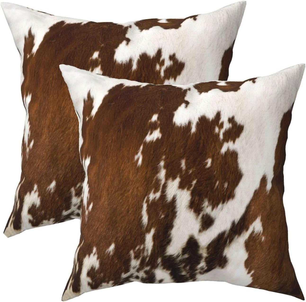 Amazon.com: Moslion Cowhide Pillows Decorative Throw Pillow Cover Case ...