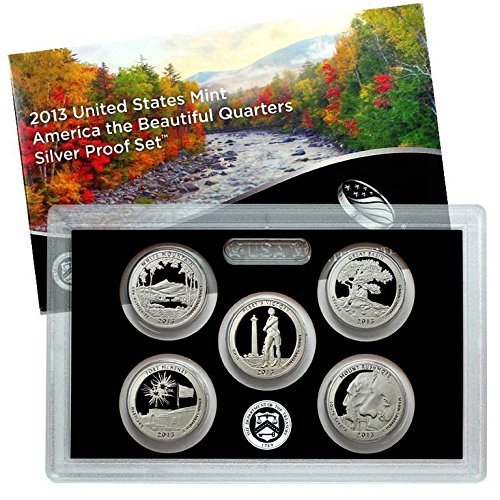 2013 S America the Beautiful Quarters Silver 5 Coin Proof Set at Amazon ...