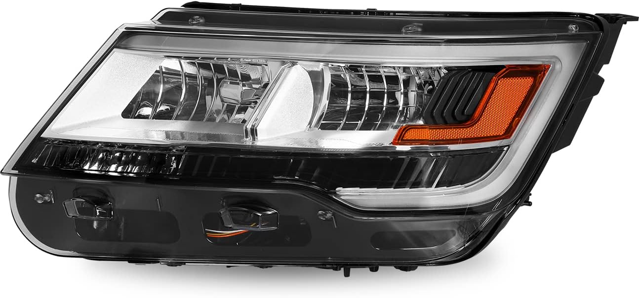 Amazon.com: SOCKIR LED DRL Headlight Assembly Fit for 16-18 Ford ...