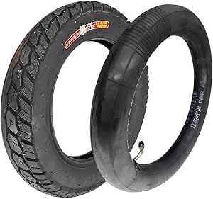 Amazon.com: Electric scooter tire 12 1/2x2 1/4 (62-203) inner tube outer tire 12 inch inflatable ...