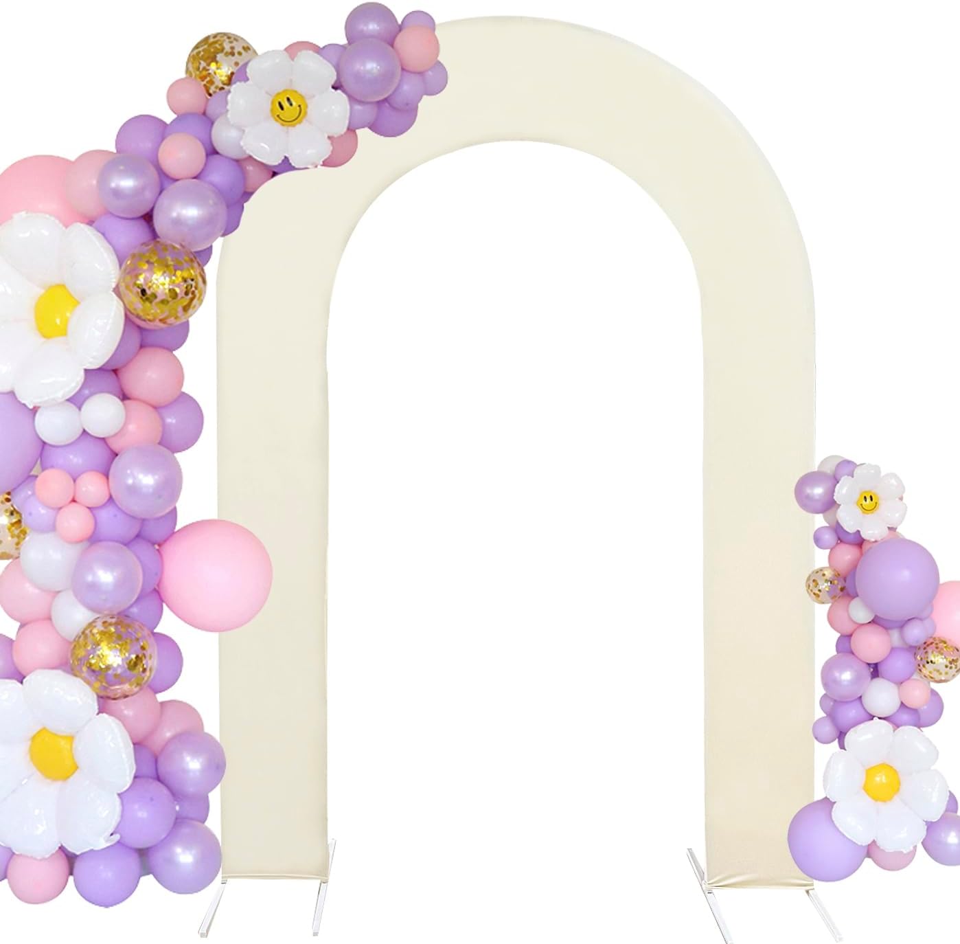 Amazon.com: HAINARverS Funda de Arco Abierto de Boda de 7.2 Pies de ...