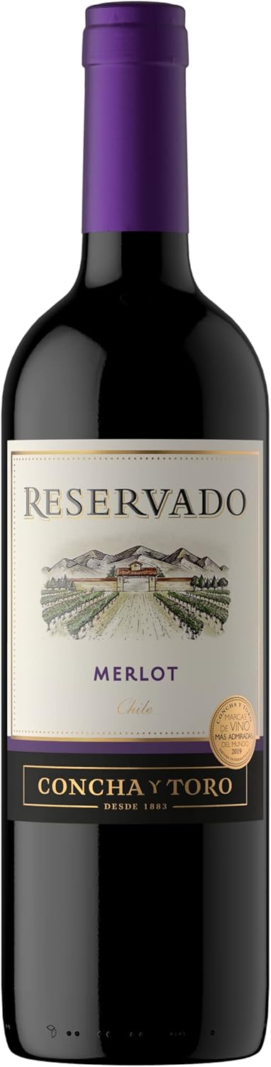 Vino Tinto Reservado Concha Y Toro Merlot - 750 ml : Amazon.com.mx: Alimentos y Bebidas