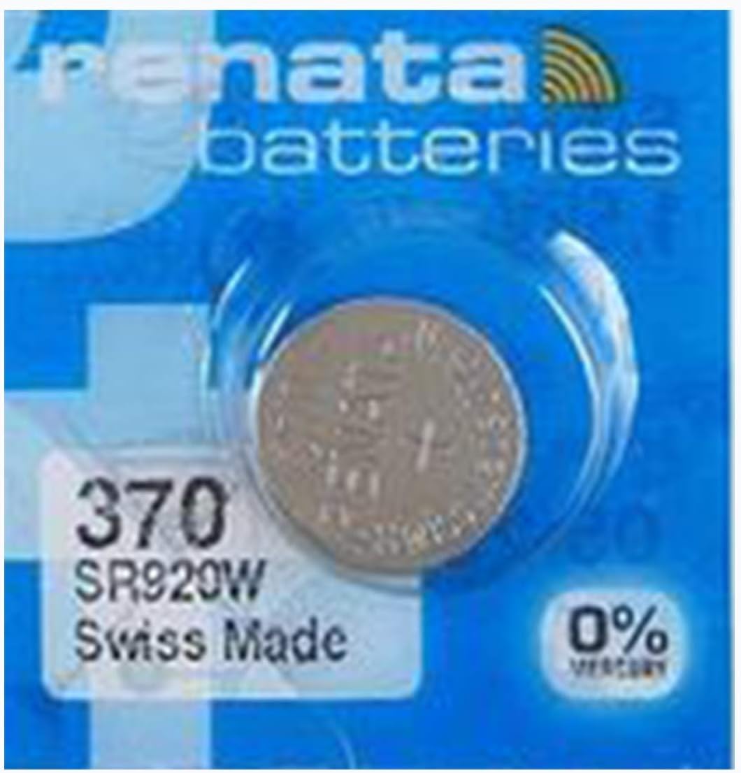Amazon.com: Renata Batteries 370 Watch Battery (5 Pack) : Health ...