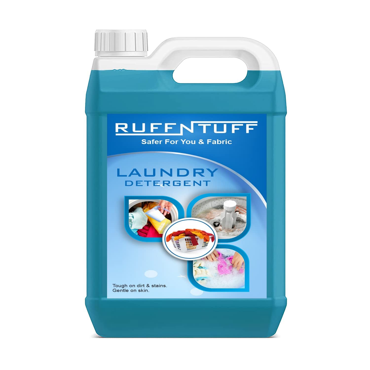 RUFF N TUFF Liquid Detergent 5 Liter Laundry Liquid for Fabric Care ...