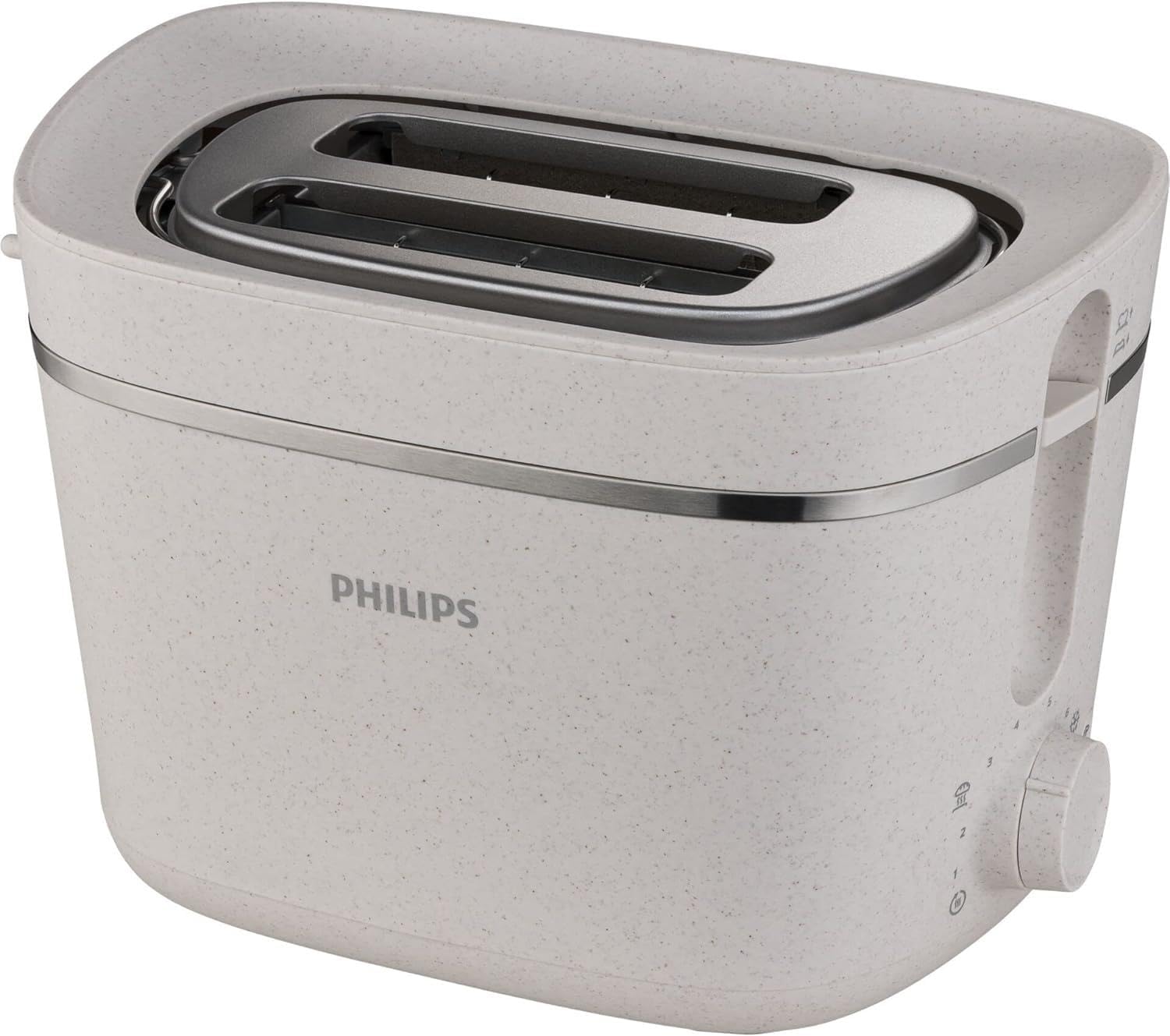 Philips Toaster Eco Conscious Edition - 2 Toast Slots, 8 Levels, Bread ...