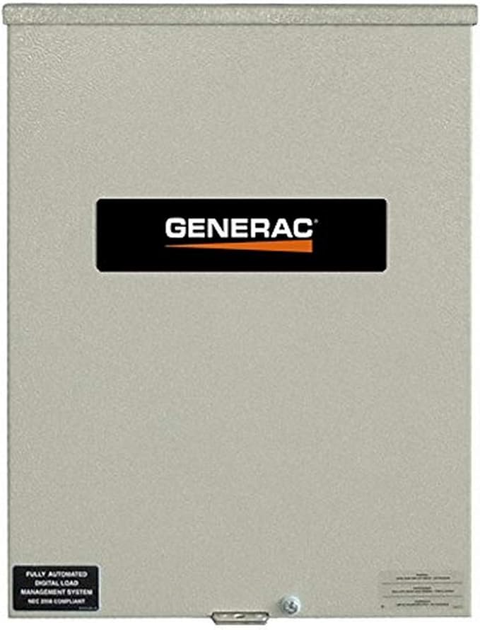 Generac RXSC200A3 200-Amp Smart Transfer Switch for Standby Generators ...