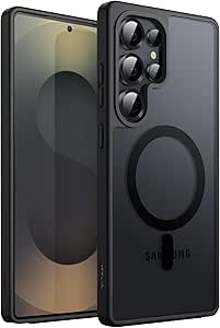 JETech Magnetic Case for Samsung Galaxy S25 Ultra 5G, Compatible with MagSafe, Translucent Matte ...