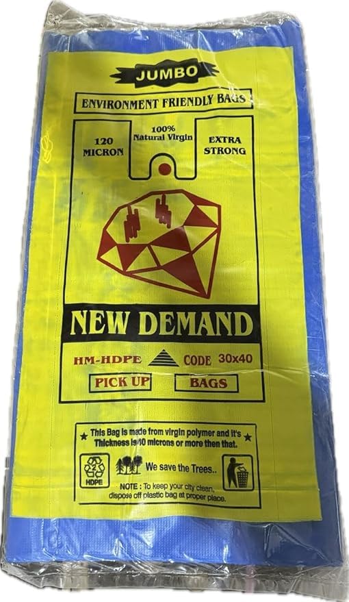 ECOPOLY Garbage Bags Large Jumbo Size Garbage Dustbin Bags For Packing ...