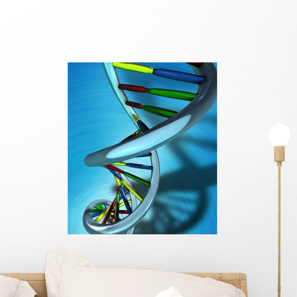 Amazon.com: Wallmonkeys Conceptual DNA Molecule Wall Mural Peel and ...