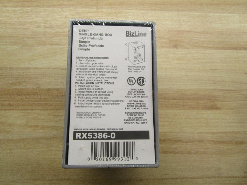 Bizline RX5386-0 Deep Single-Gang Box: Amazon.com: Tools & Home Improvement