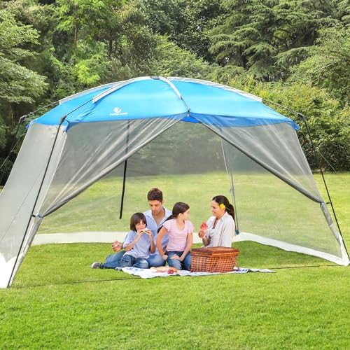 Amazon.com: iCool Screen House 11 x 11 Ft Screened Mesh Net Wall Canopy ...