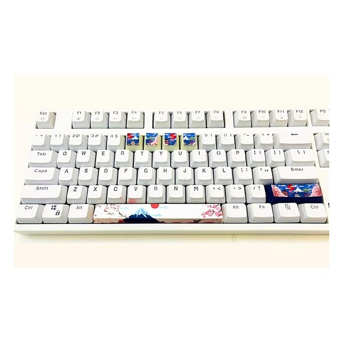 Buy 1 Set Keycap Esc 2.75X Shift 6.25X SpaceBar Keycap Mount Fuji ...