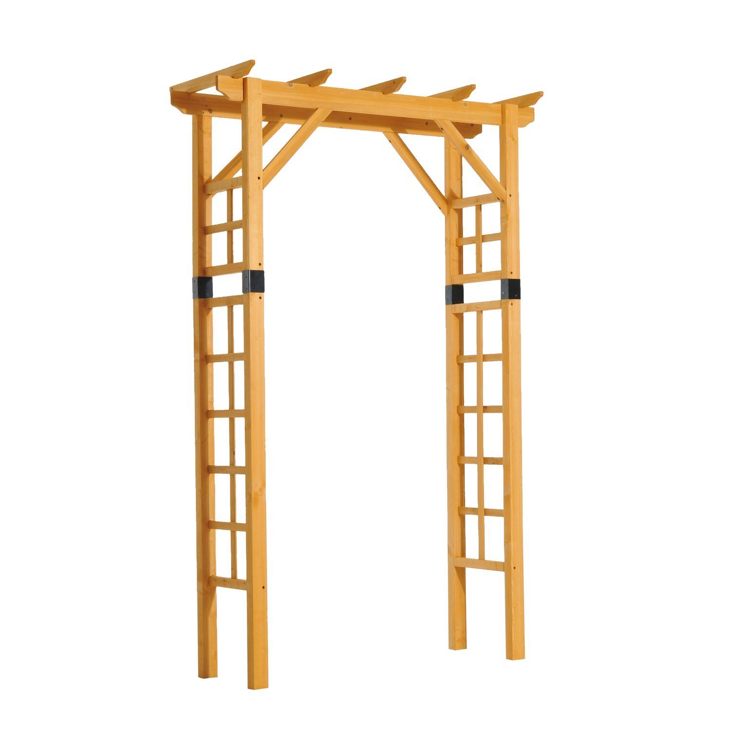 Buy Outsunny Solid Wood Garden Arch For Climbing S Roses Flowers Stand buy-outsunny-solid-wood-garden-arch-for-climbing-s-roses-flowers-stand