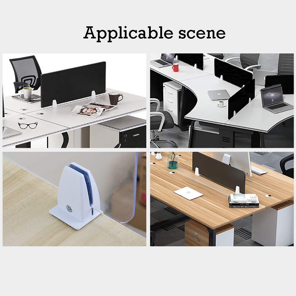 Snapklik.com : Sneeze Guard Support Clamp For 1/8" To 1" Thick Panel ...