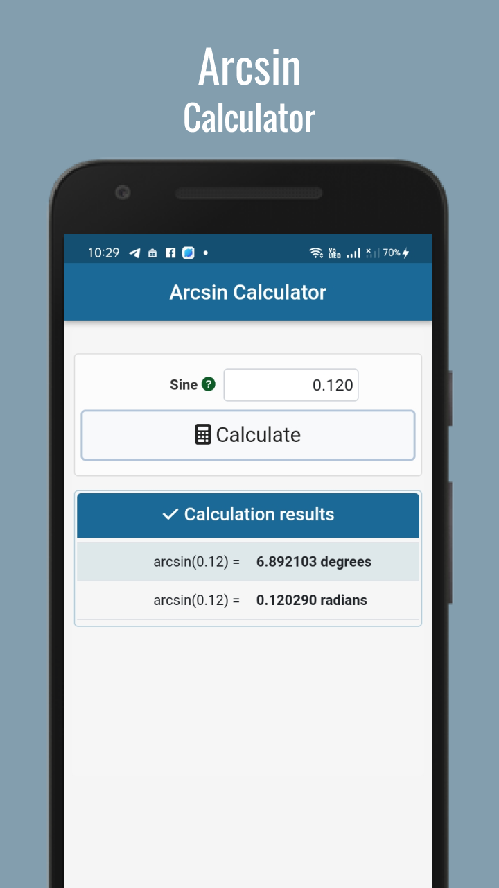 Arcsin Calculator:Amazon.in:Appstore for Android