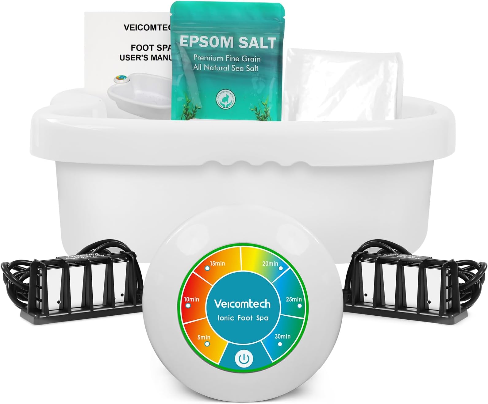 Amazon.com: veicomtech Ionic Foot Bath Detox Machine, Feet Detox ...