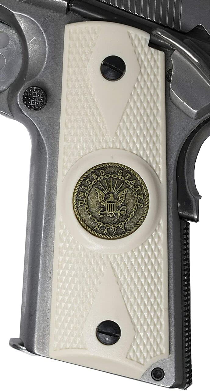 Buy Garrison Grip 1911 Colt Full Size and Clones with US Navy Pewter ...