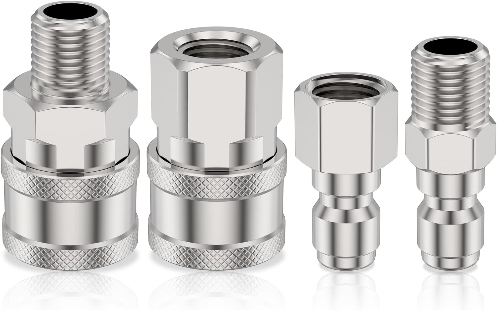 Amazon.com: POWER TOWN 1/4 Inch Quick Connect Pressure Washer Fittings ...