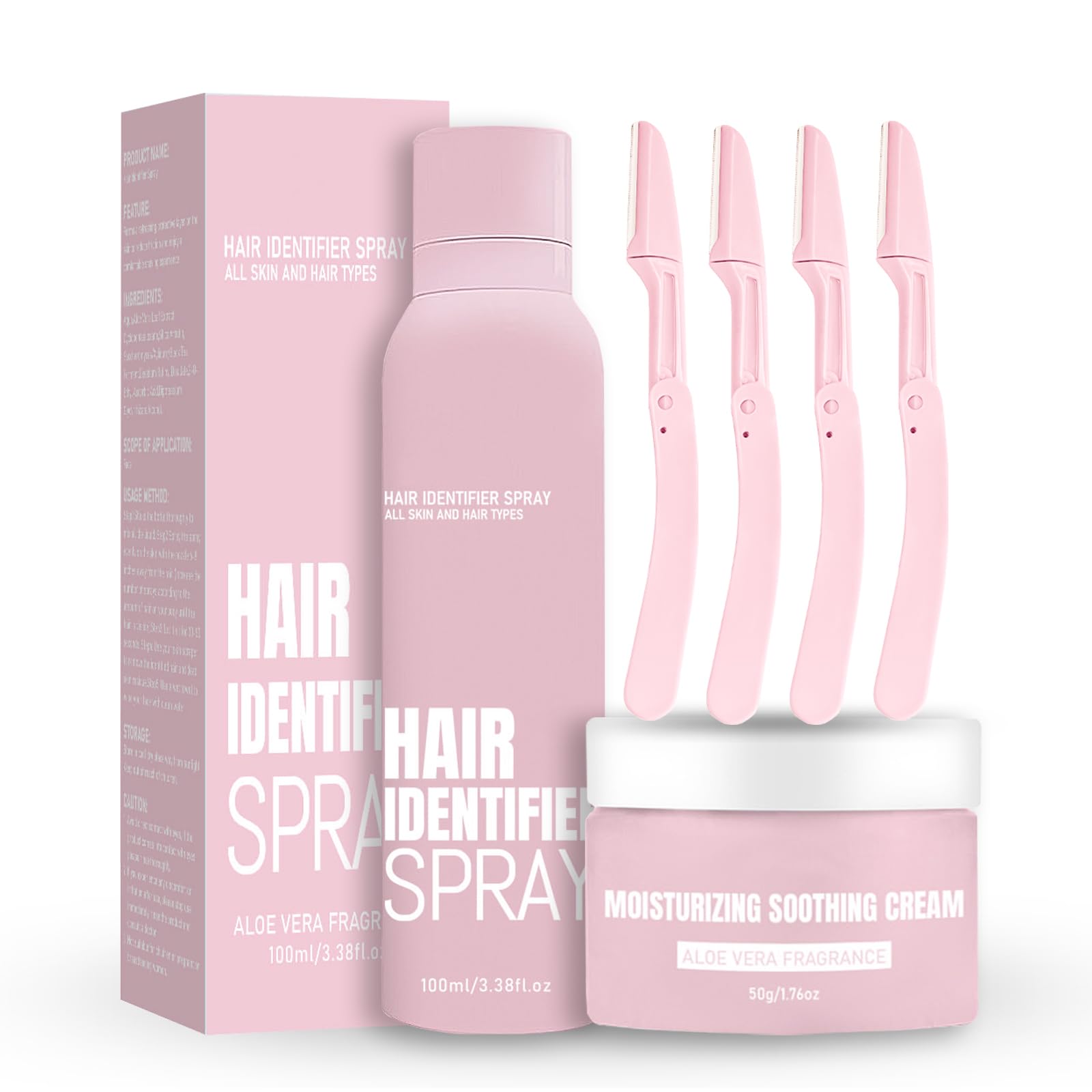 Hair Identifier Spray For Face Shaving, Hair Removal Spray - Face Hair ...