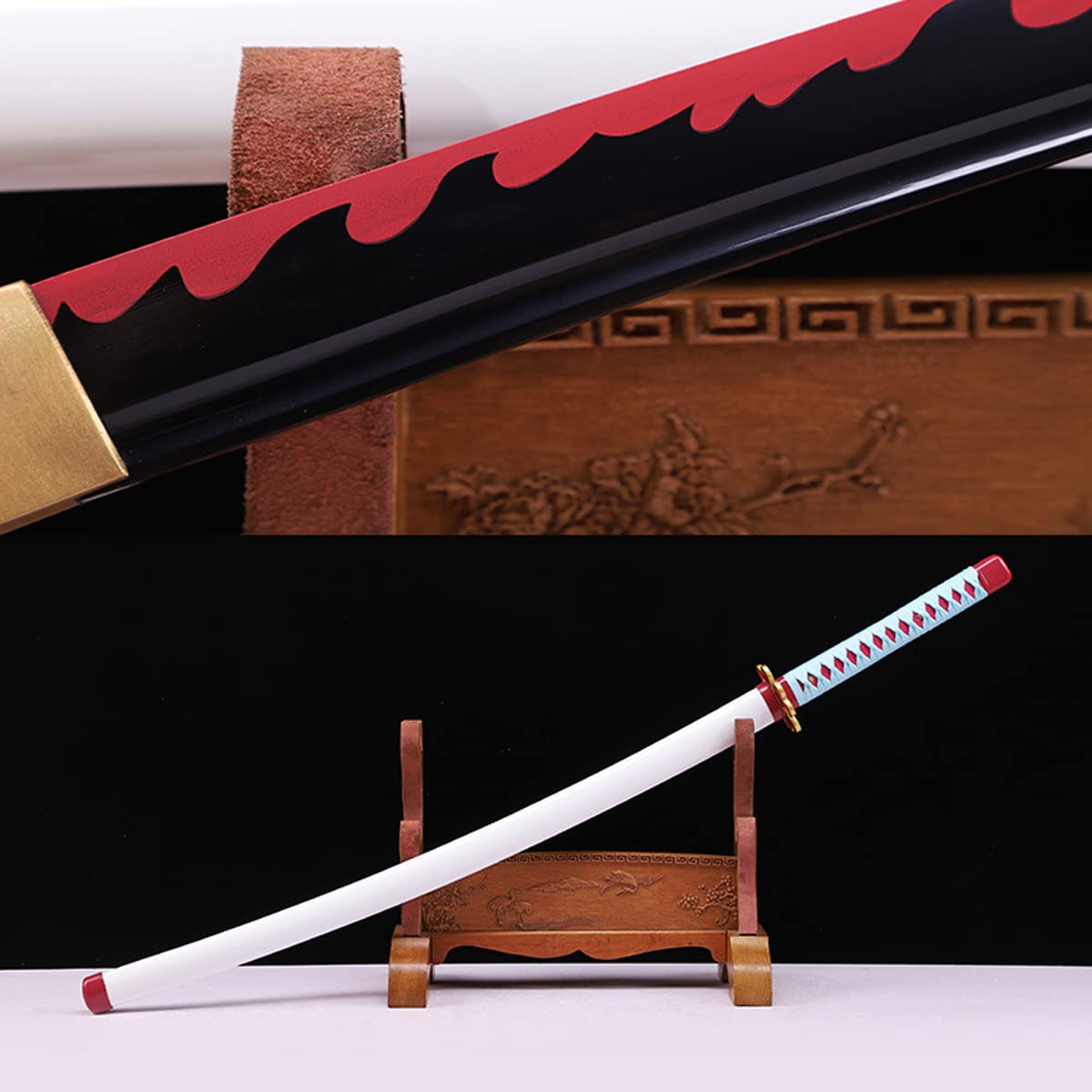 Bamboo Demon Slayer Anime Sword Rengoku Sword Tanjiro Sword Zenitsu ...