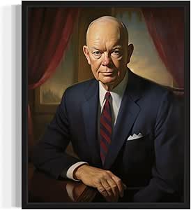Amazon.com: Dwight D. Eisenhower President Wall Art Print Poster ...