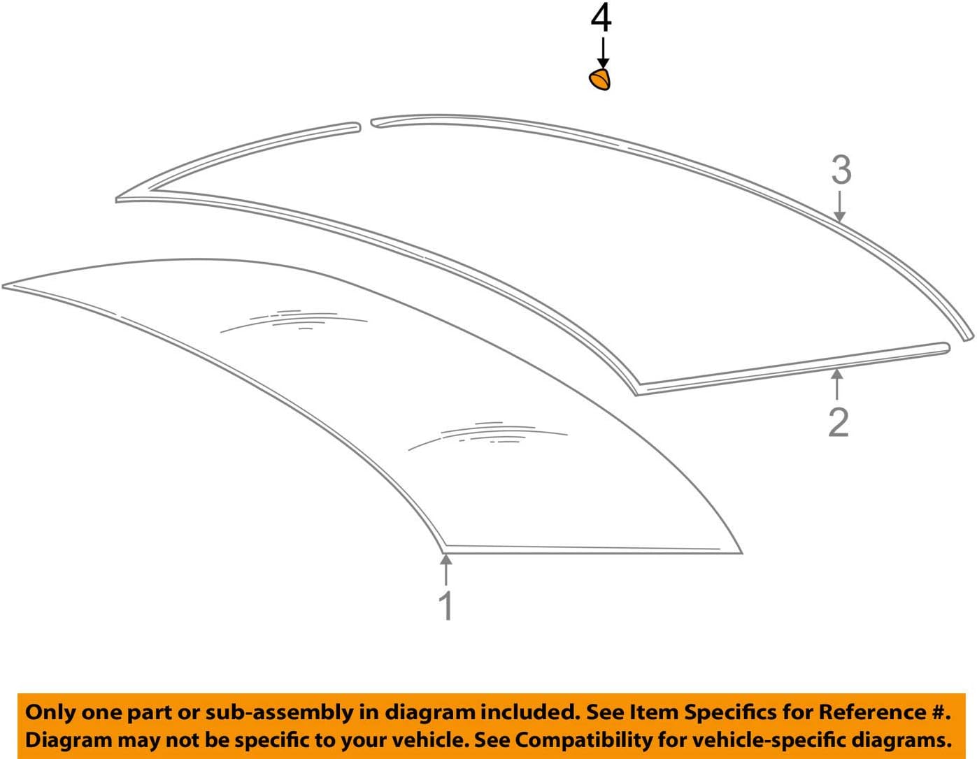 Amazon.com: Genuine BMW E39 525i 528i 530i 540i M5 Upper Windshield ...