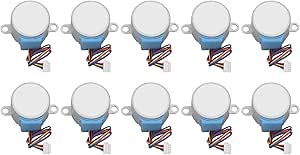 10 Pcs Stepper Motor 10cm Wire Length Large Torsion Small Stepping ...