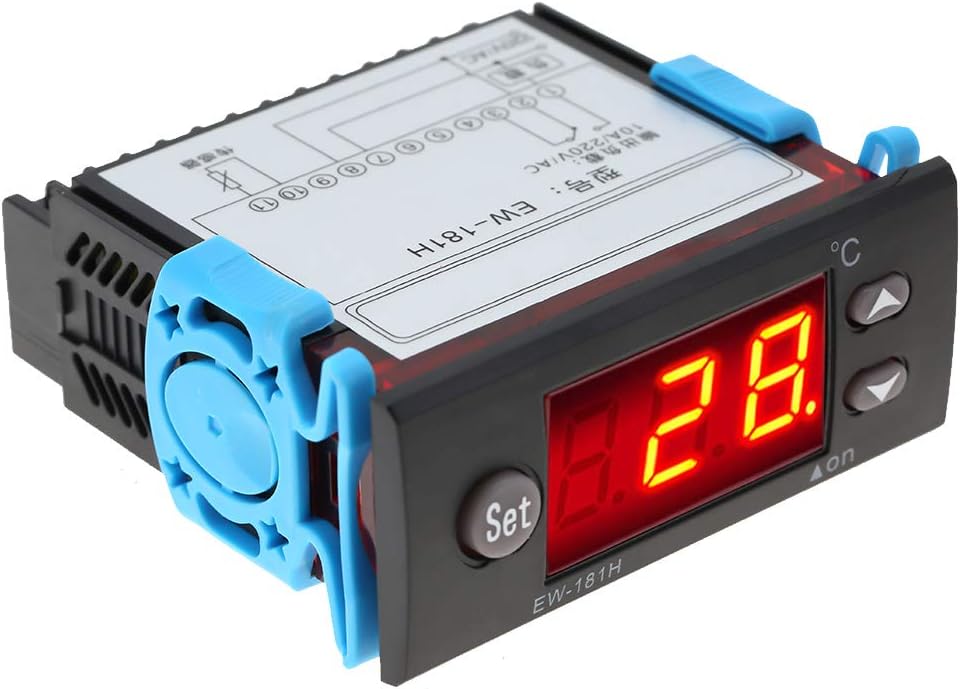 Amazon.com: Wal front EW-181H Digital Temperature Controller Thermostat ...