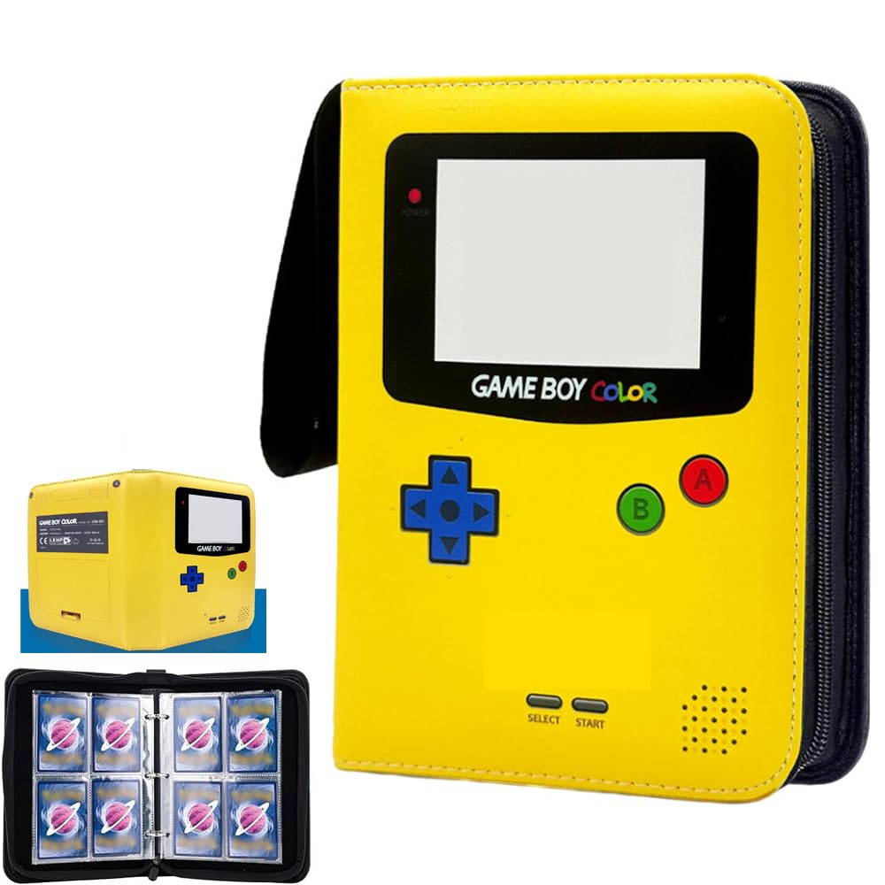 Card Binder 4-Pocket Sleeves with 440 Cards Holder, Trading Card Binder ...