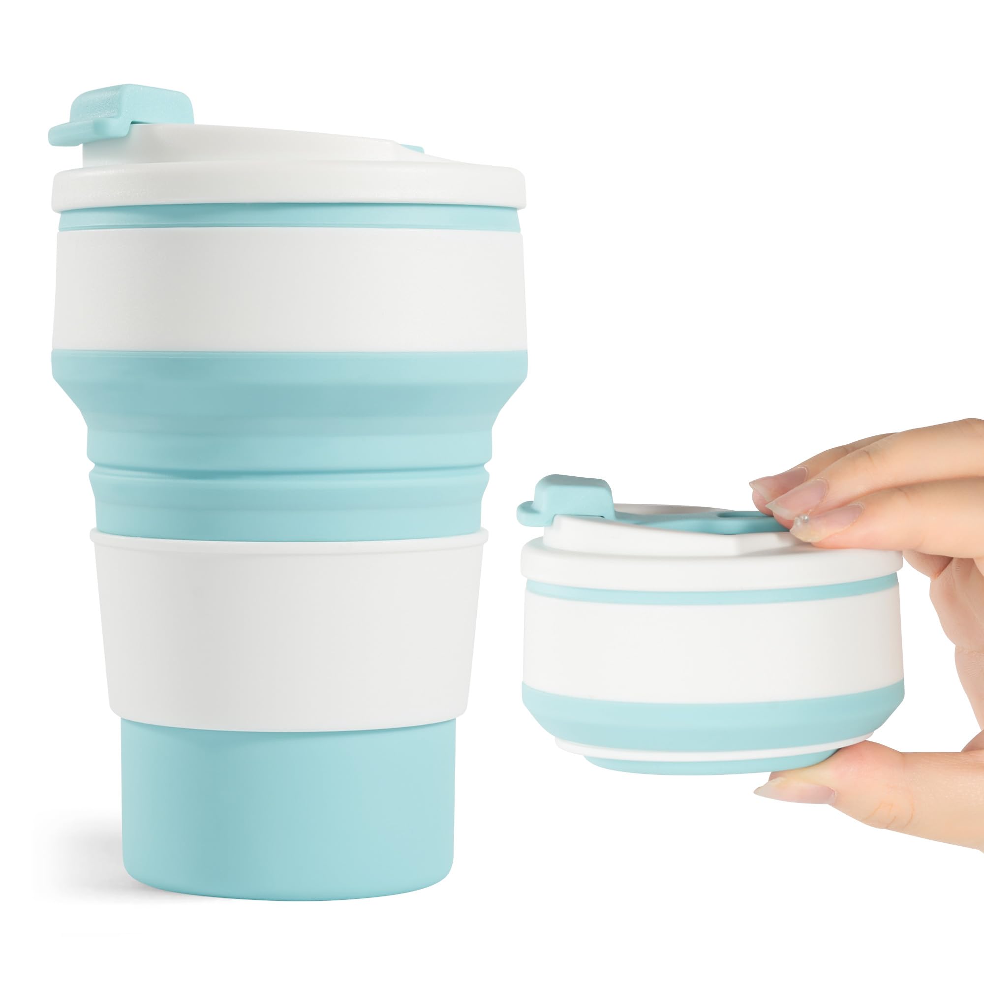 Amazon.com: 12oz Collapsible Cup for Traveling, Collapsible Silicone ...