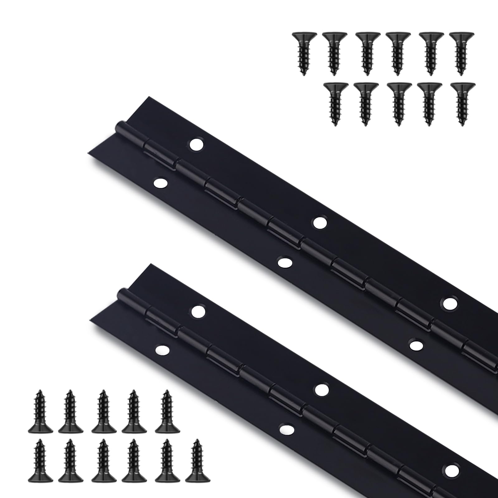 Amazon.com: 2PCS Heavy Duty Piano Hinge 24 Inch x 1.2 Inch Stainless ...
