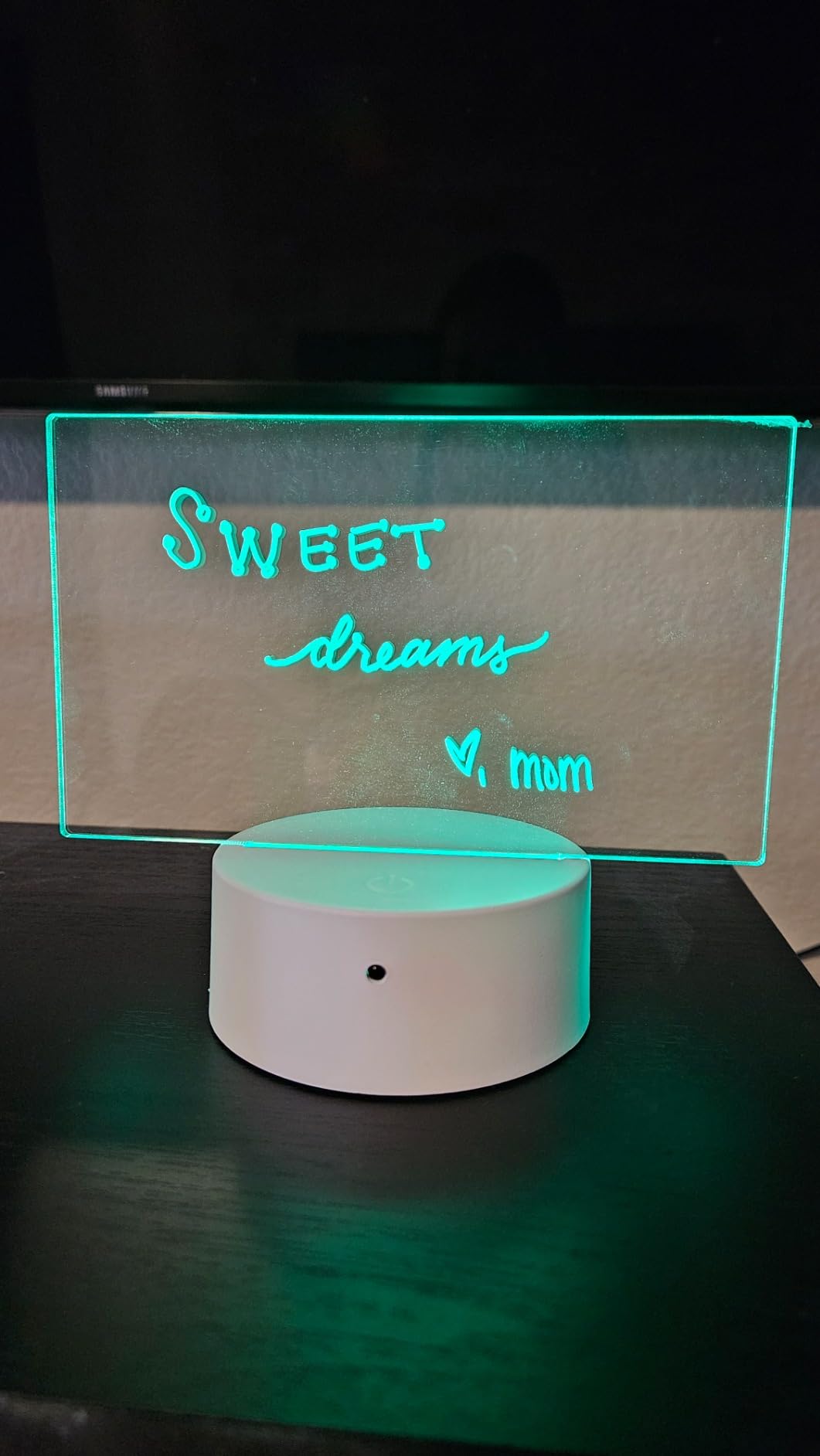 Amazon.com: Acrylic Dry Erase Board with Light, Message Board DIY ...