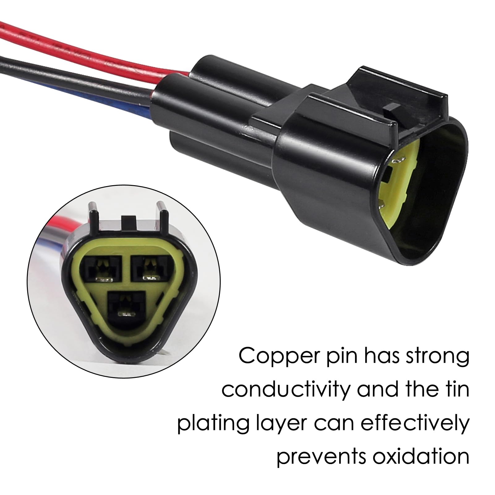 Snapklik.com : 6Pcs 3 Pin Waterproof Connector Electrical Wire Plug Car ...