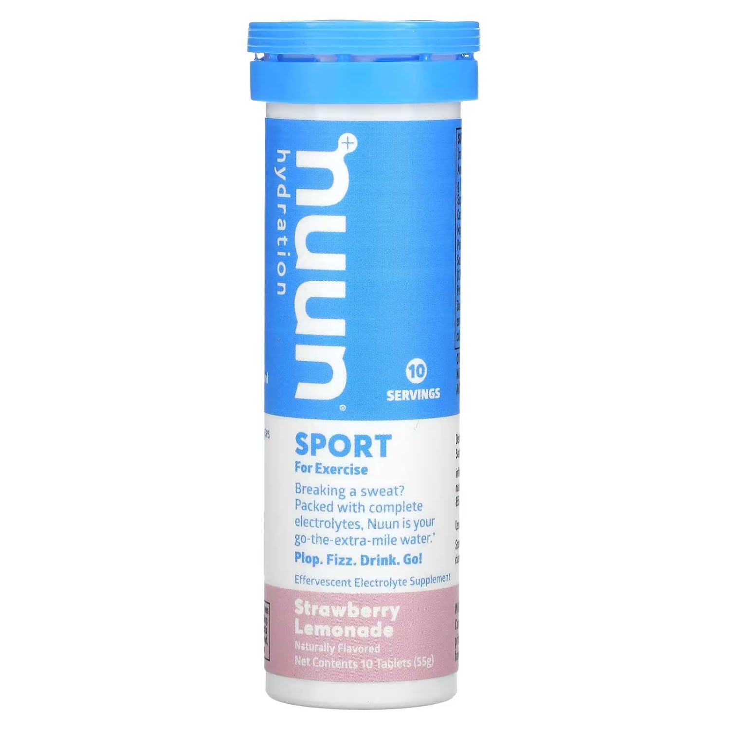 Amazon.com: Nuun Active: Strawberry Lemonade Electrolyte Drink Tablets ...