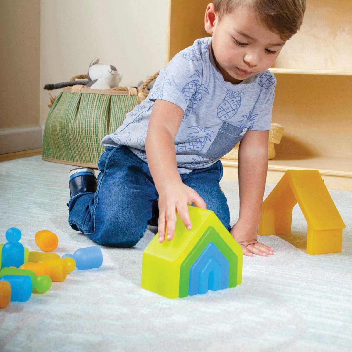 Snapklik.com : Kaplan Early Learning Discovery Stackers - Natural House ...