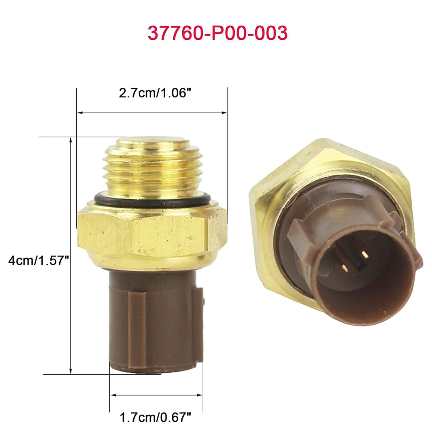 2 interruptores de ventilador de refrigeración y sensor de temperatura del refrigerante 37760 ...