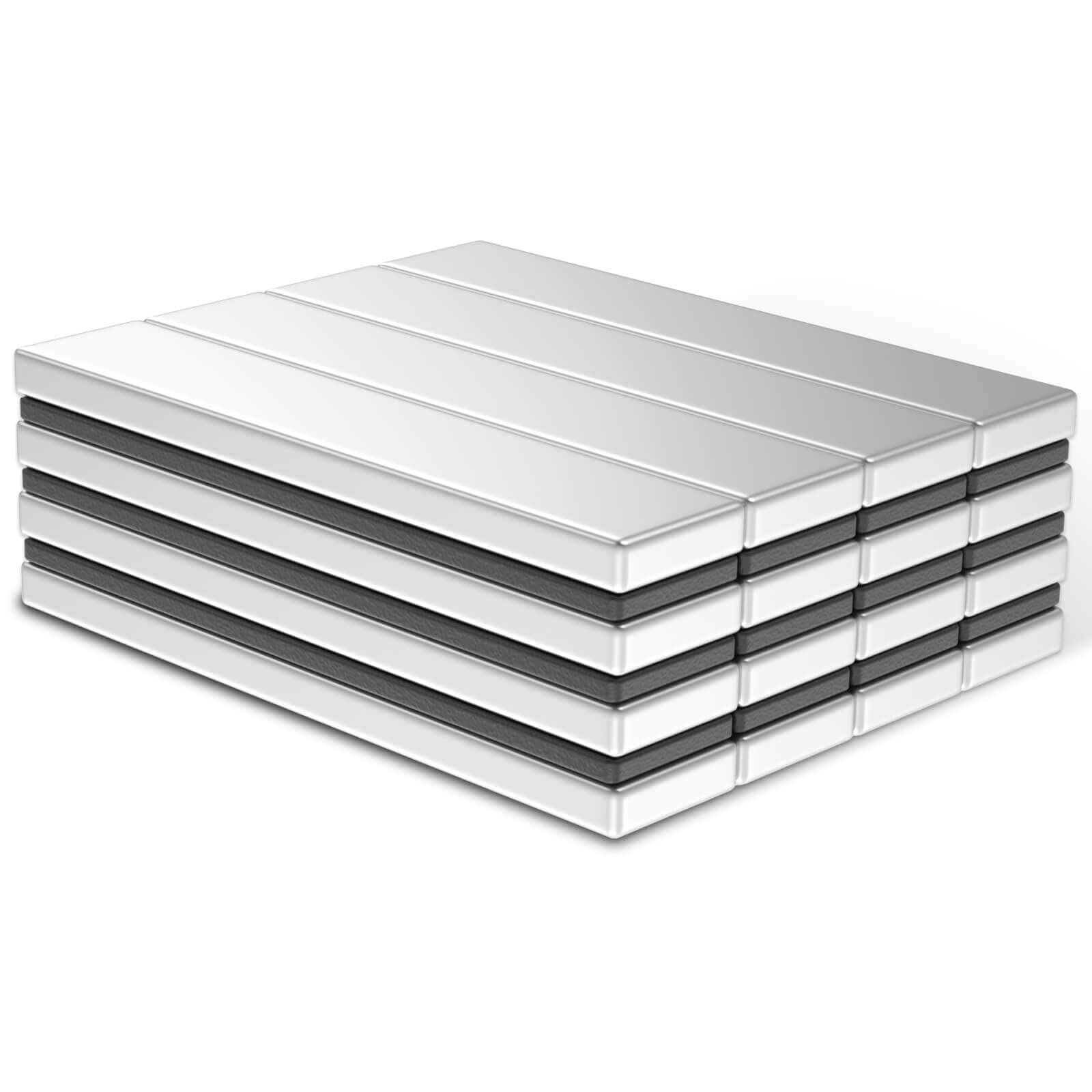 Snapklik.com : 16 Pack Neodymium Bar Magnets, 196x04x012inch Powerful ...