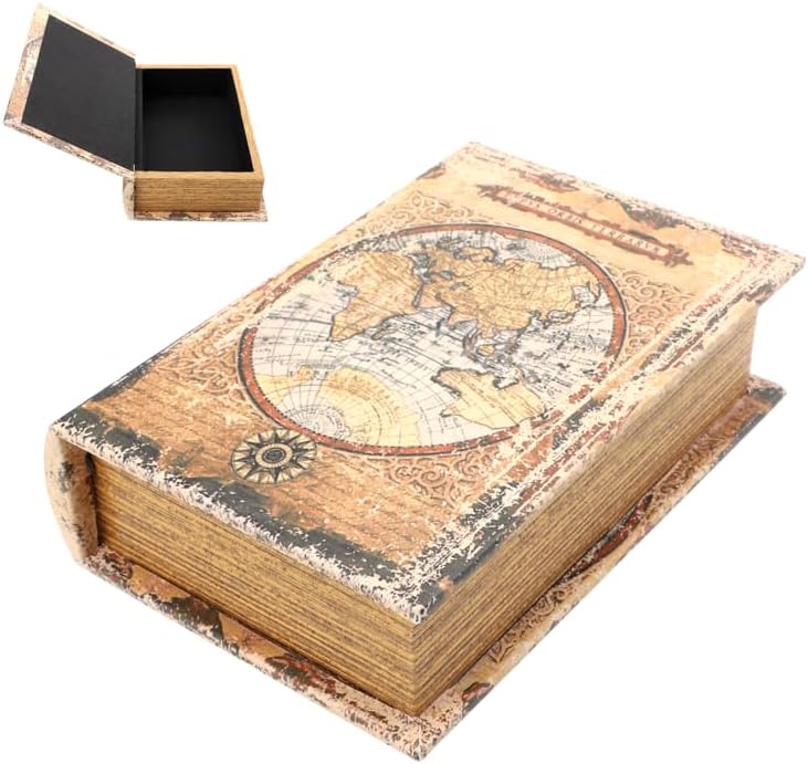 Alipis Vintage Fake Book Box, Retro Faux Book Storage Box Decorative ...