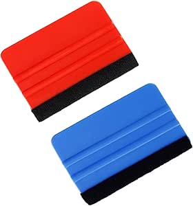 Vinyl Squeegee, 2PCS Squeegee with Felt Edge, Decal Applicator ...