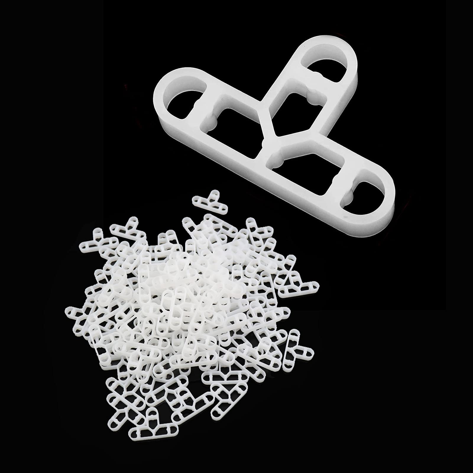 Buy 100 Pcs Paving Slab Spacers - 10mm Tile Spacers, T-Shape Plastic ...